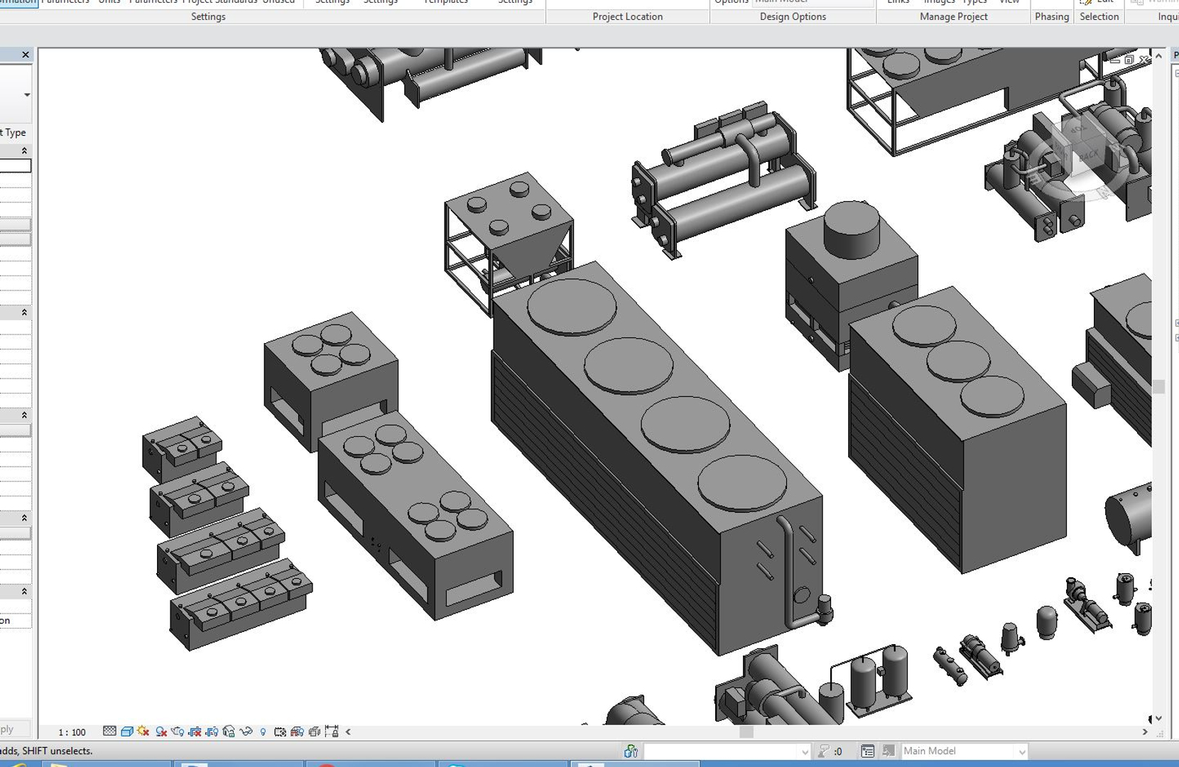 Famílias Revit do Equipamento Mecânico 2016 Modelo 3D - TurboSquid 1375461