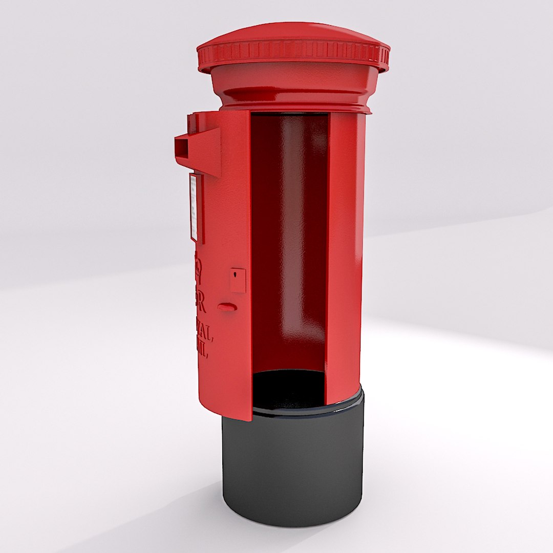 3d Model Pillar Box