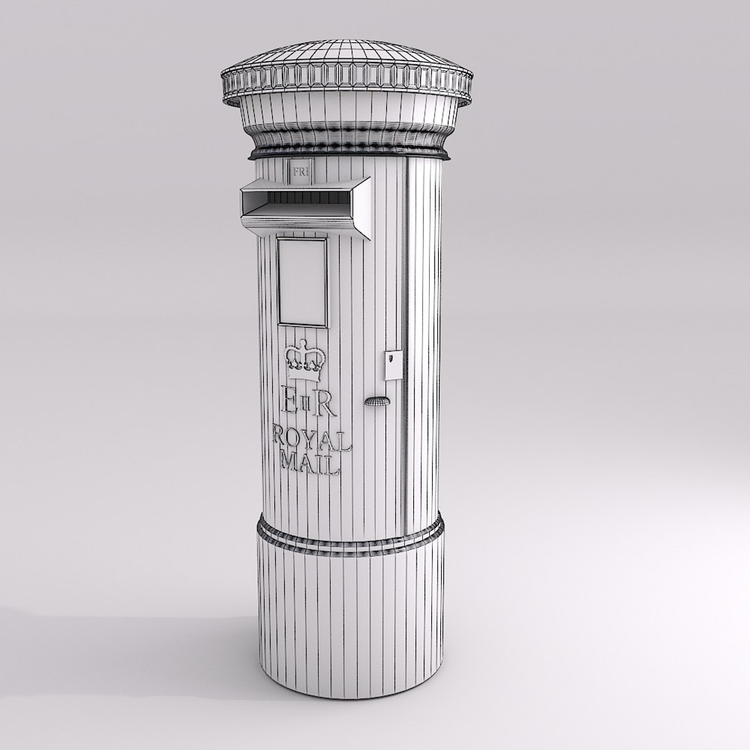 3d Model Pillar Box