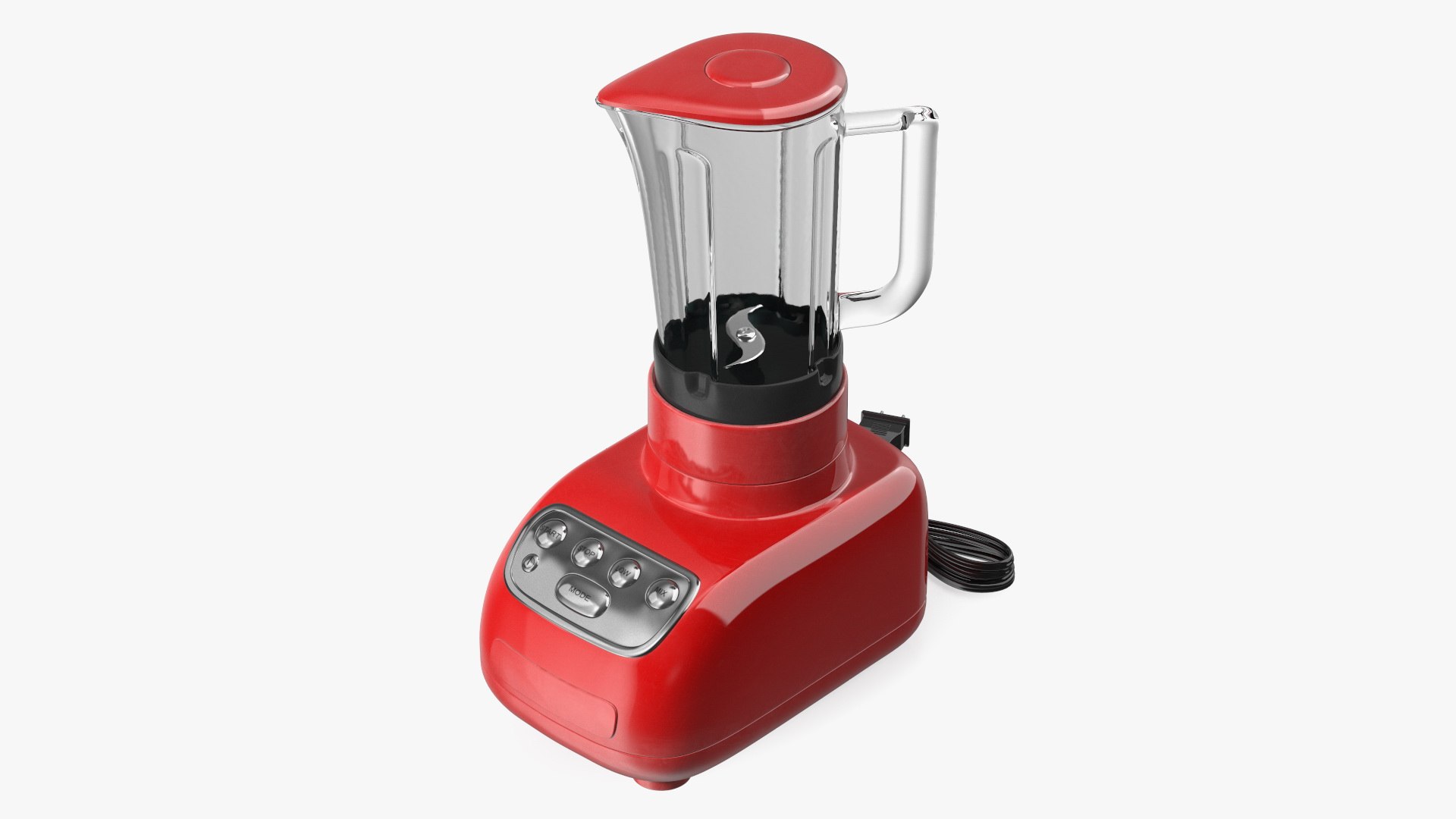 Red Blender with Glass Jar 3D - TurboSquid 2131654