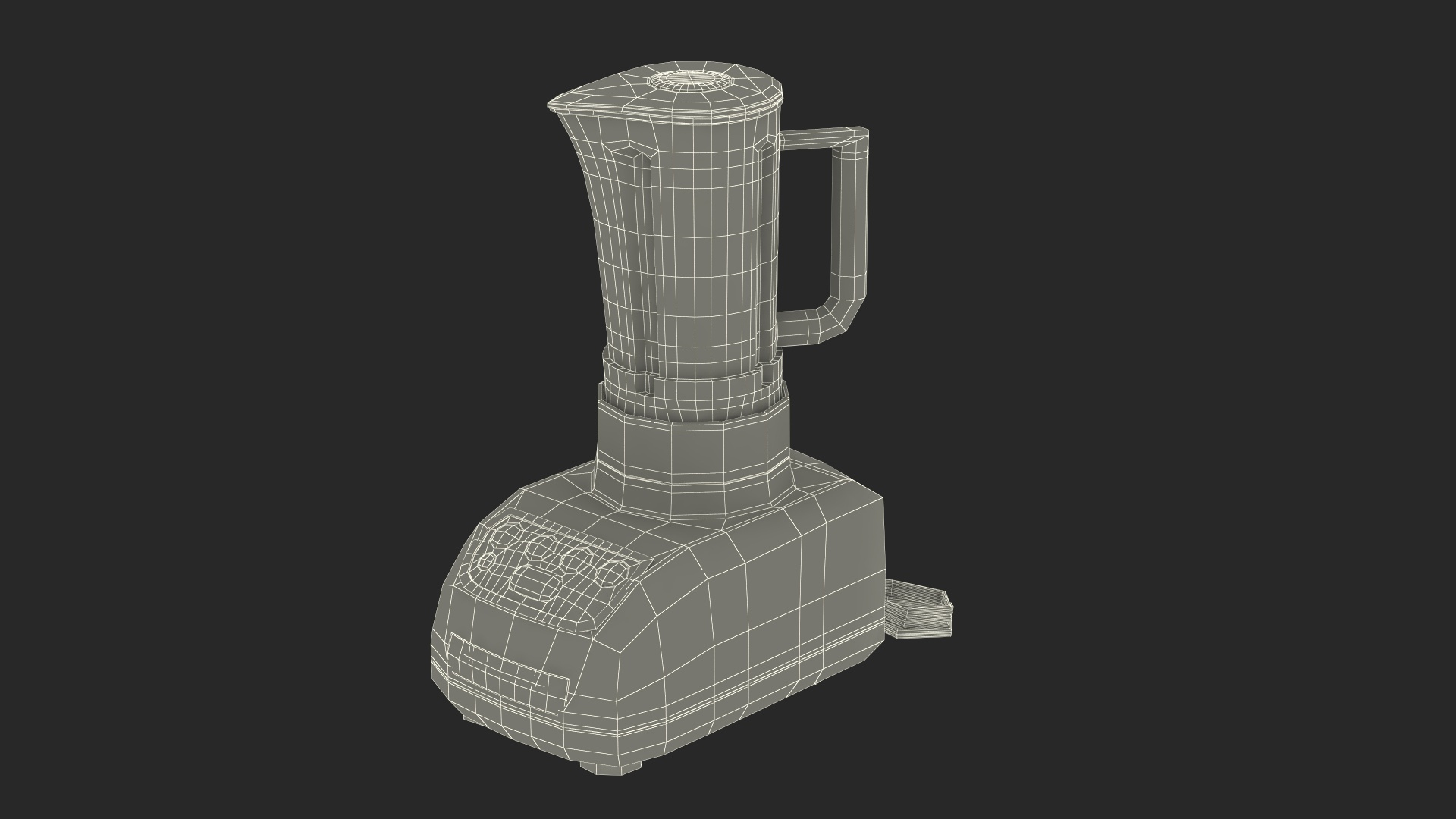 Red Blender With Glass Jar 3D - TurboSquid 2131654