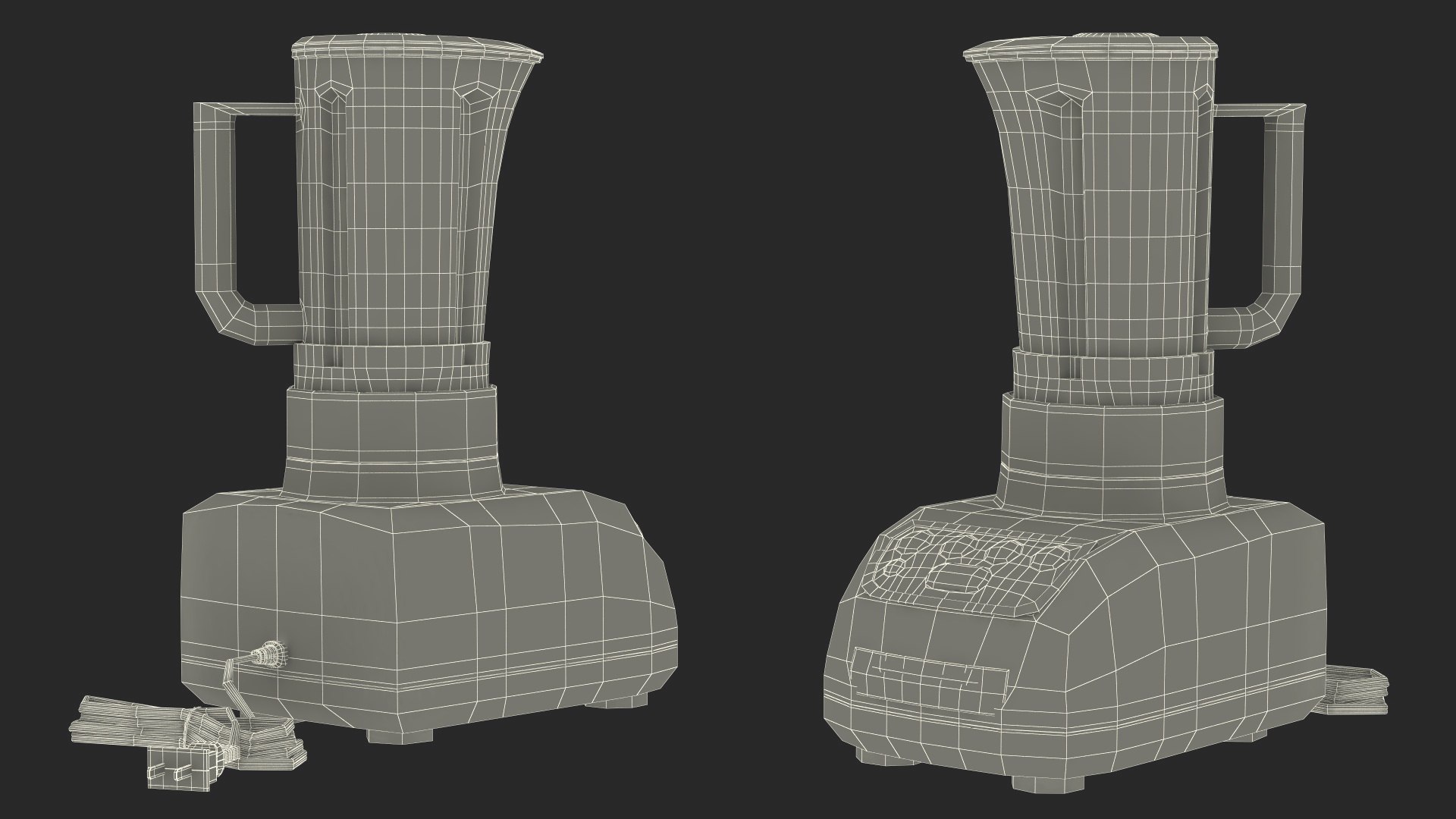 Red Blender with Glass Jar 3D - TurboSquid 2131654