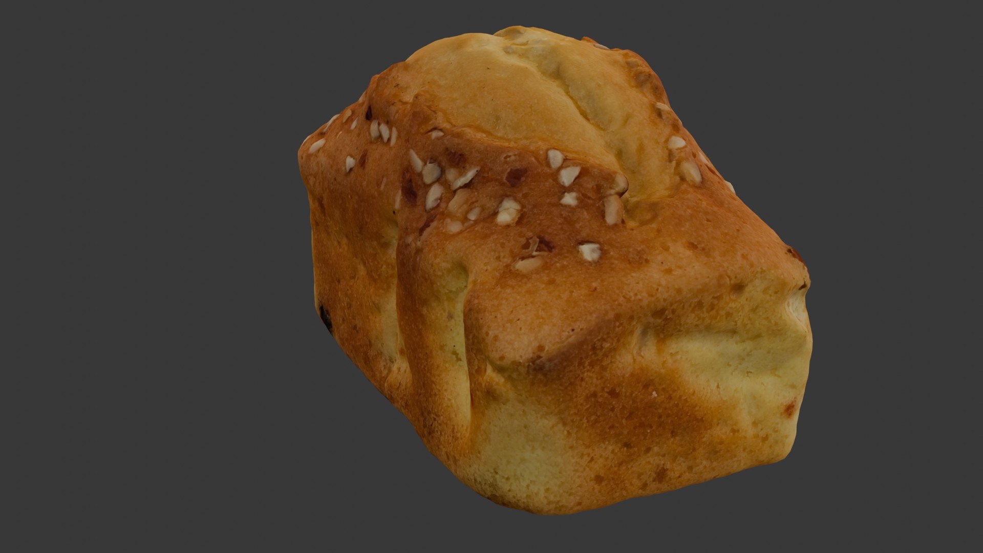 Almond Bread Loaf Scan Model - TurboSquid 2408353