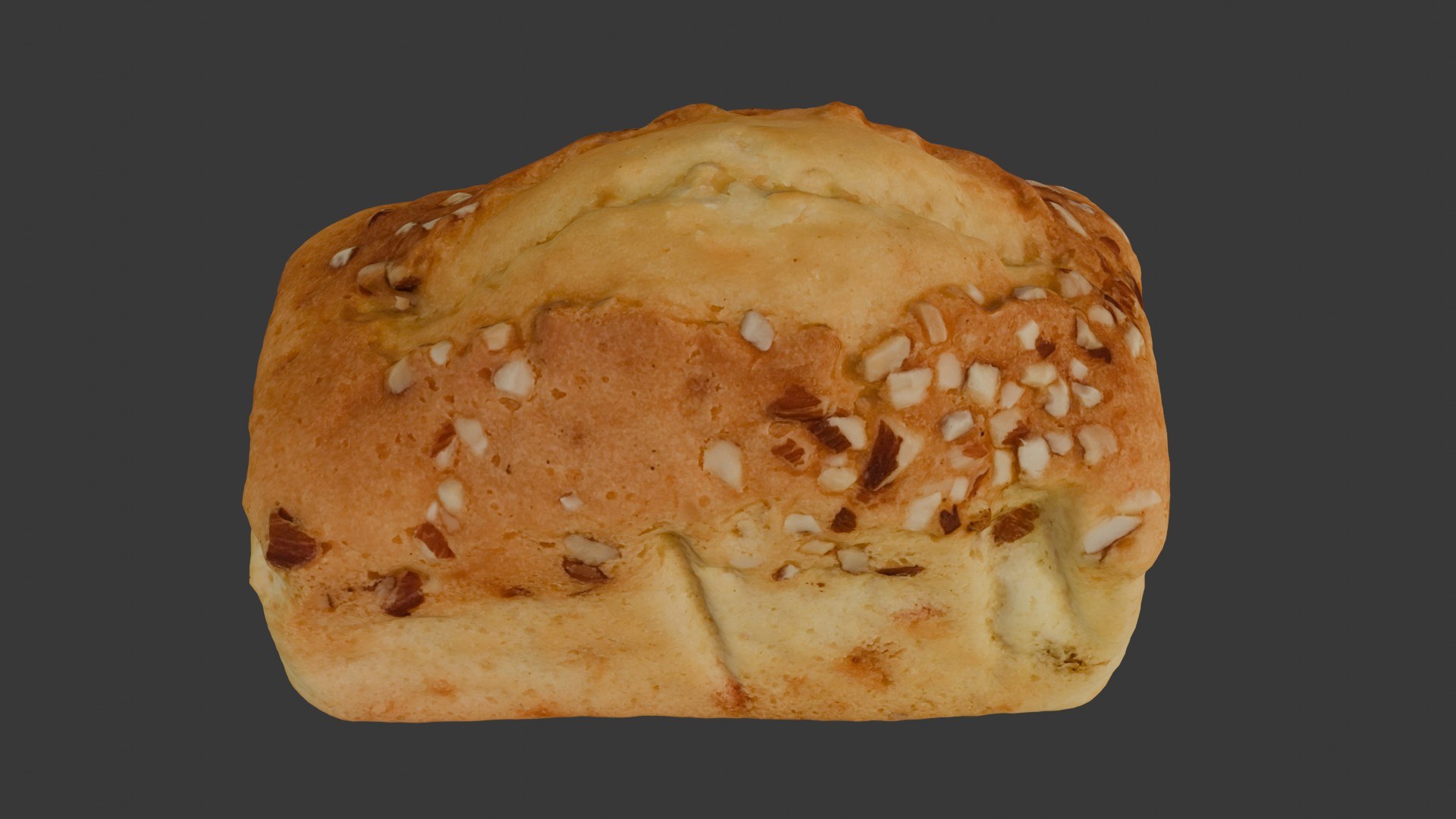 Almond Bread Loaf Scan Model - TurboSquid 2408353