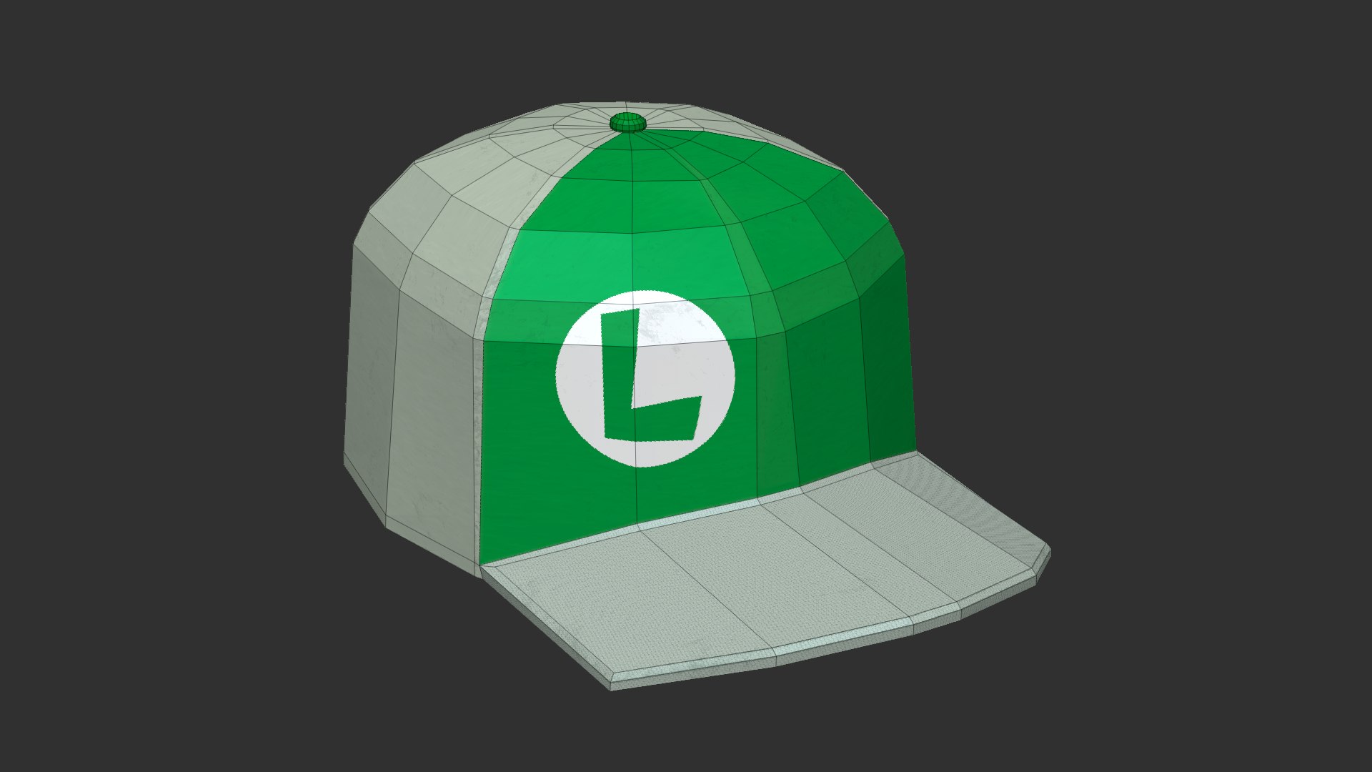 3D Character Cap - Mario Luigi - TurboSquid 1711160