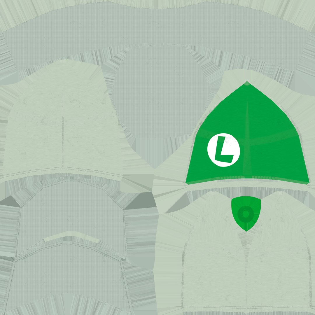 3D Character Cap - Mario Luigi - TurboSquid 1711160