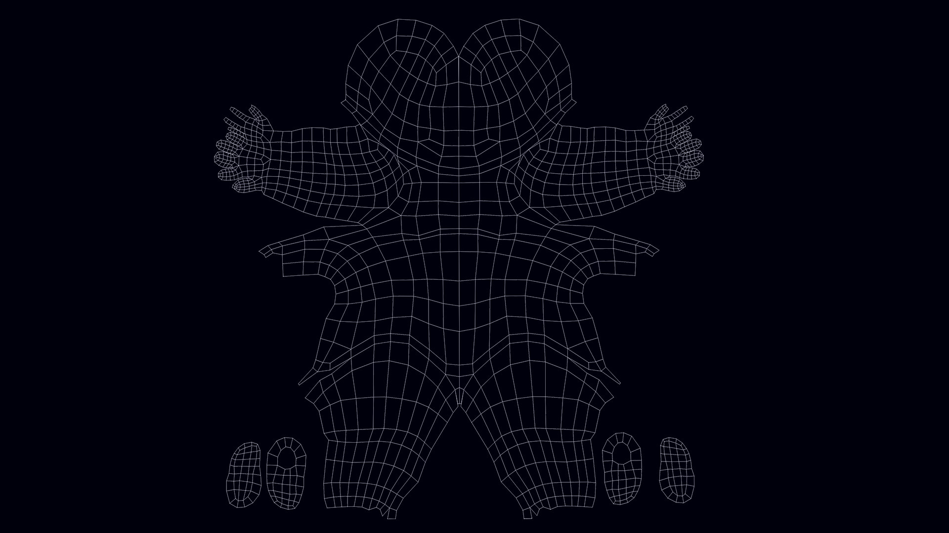 3D Baby Low Poly Base Mesh - TurboSquid 2318393