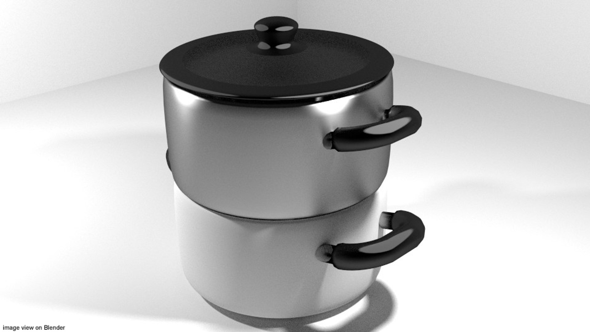 cook cookware pot 3d model