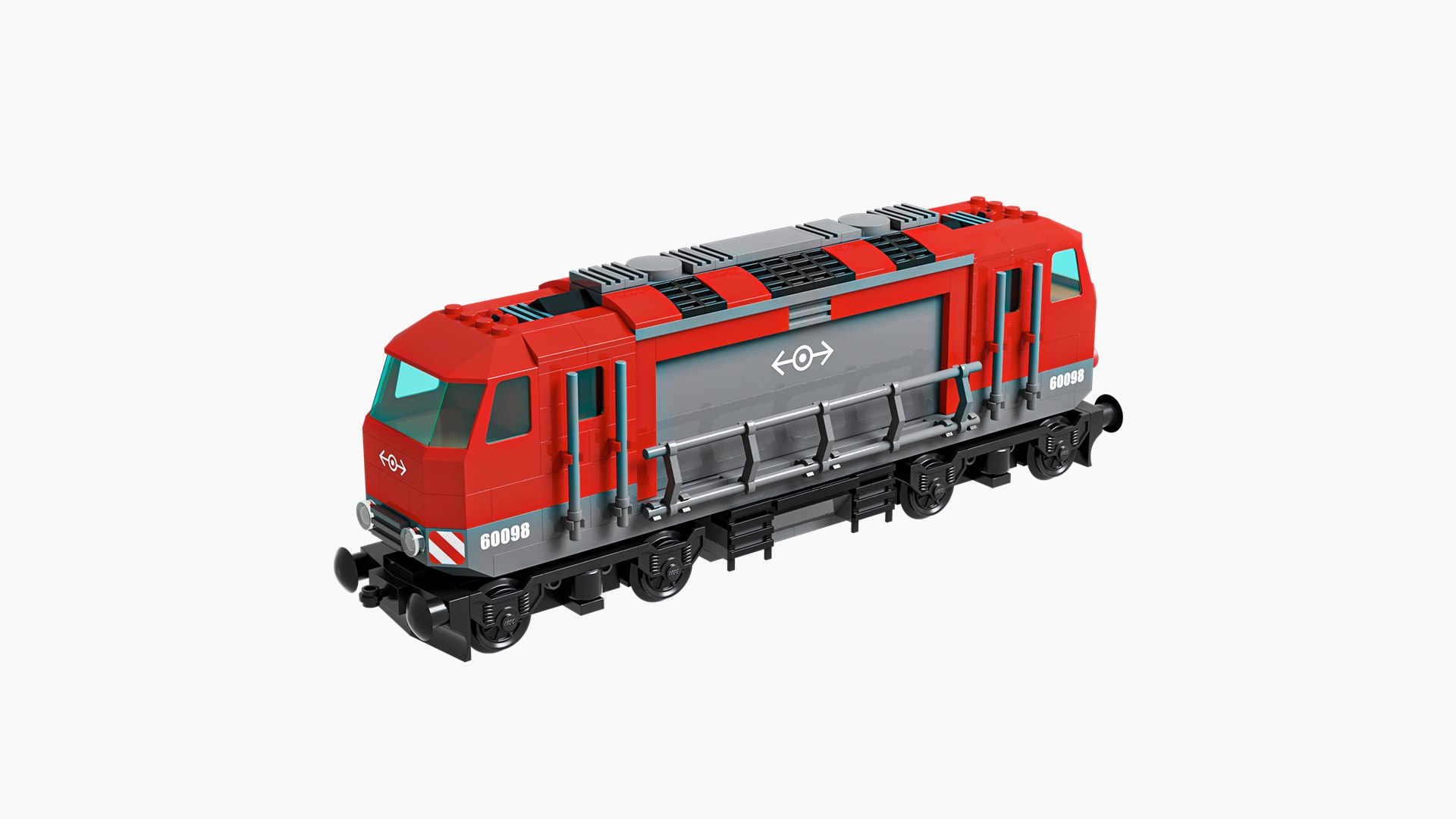 60098 Heavy Train 3D Model - TurboSquid 2259158