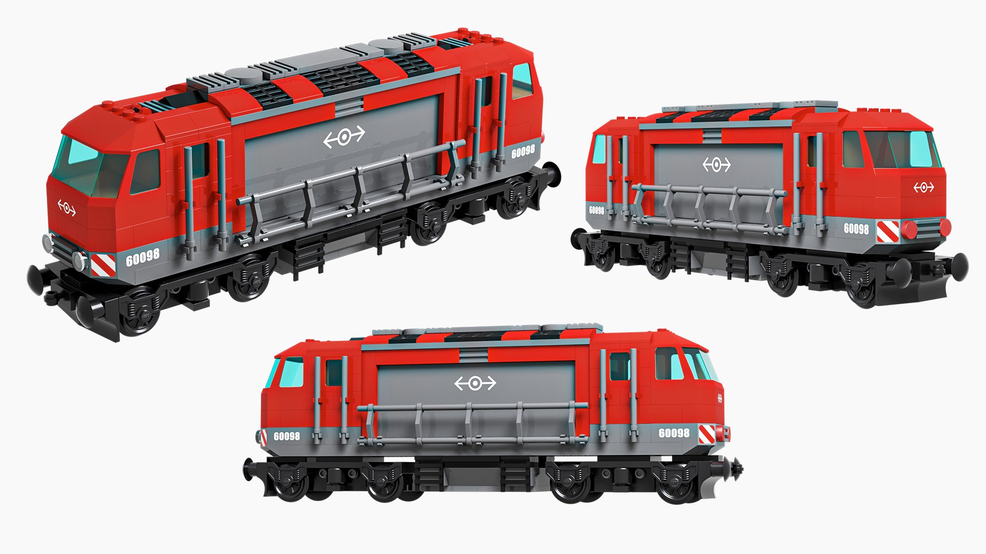 60098 Heavy Train 3D Model - TurboSquid 2259158