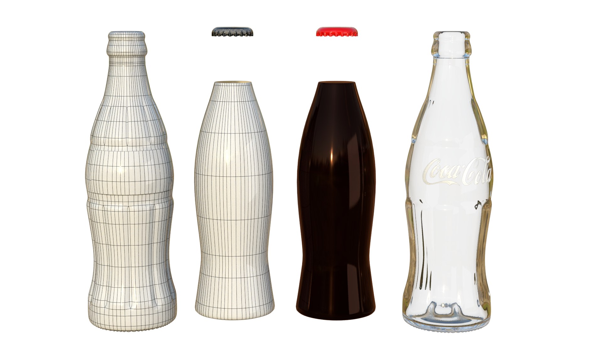 3D Coke Bottle - TurboSquid 1692753