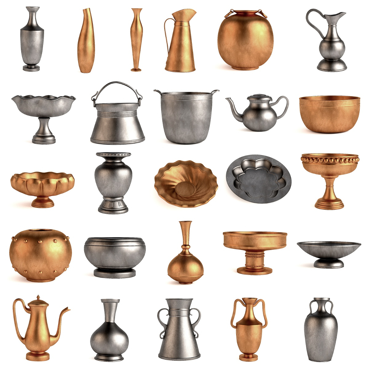 3d antique objects