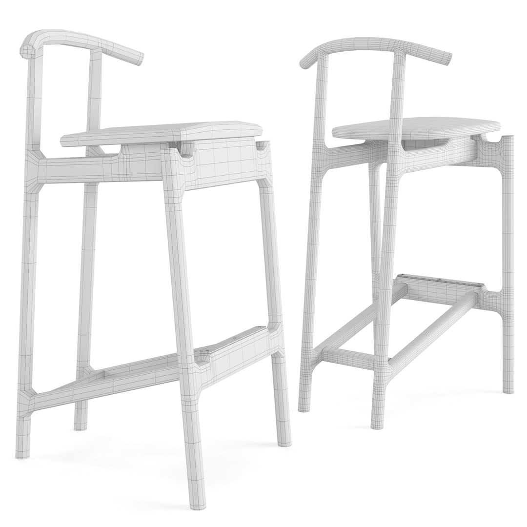 3D Bar Stool Hans Model - TurboSquid 1756658