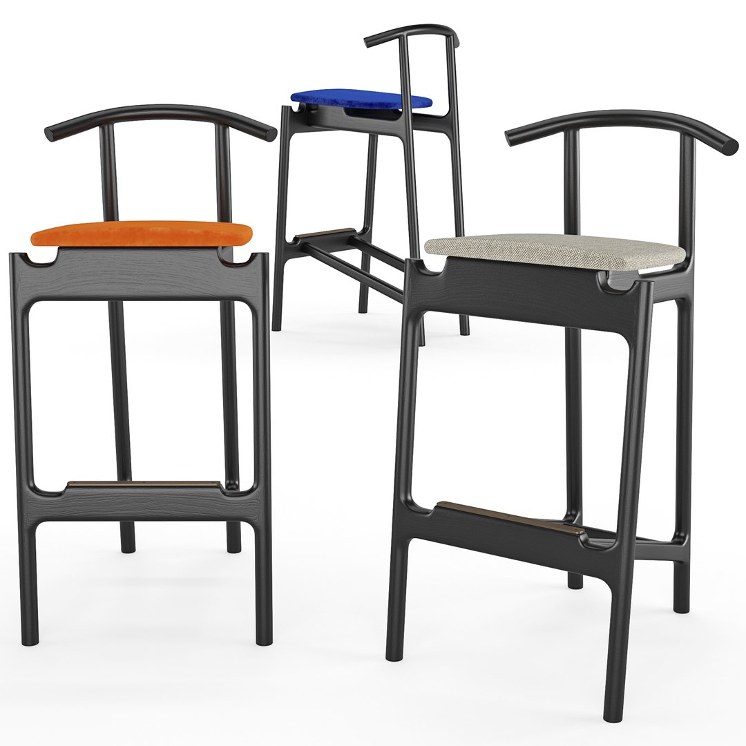 3D Bar Stool Hans Model - TurboSquid 1756658
