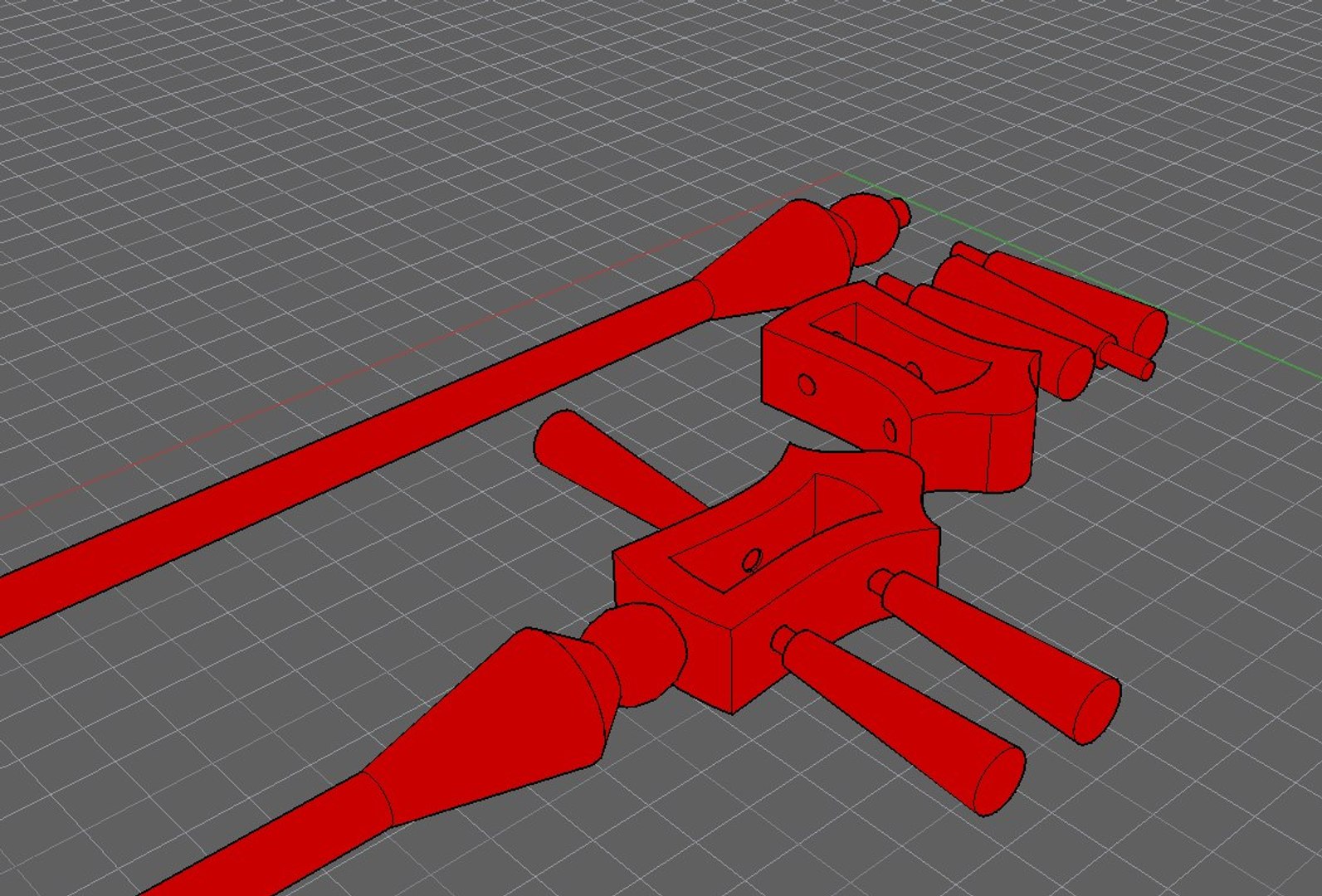 Japanese Hair Pin 3d Model