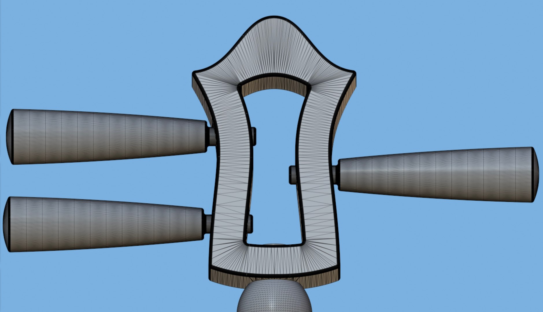 Japanese Hair Pin 3d Model