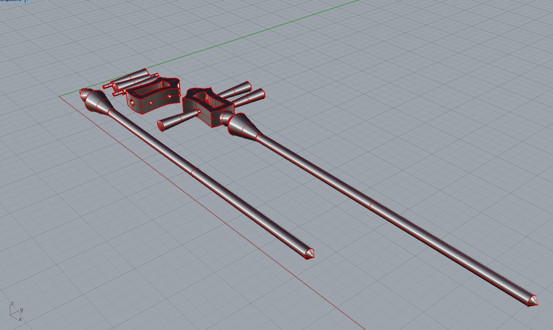 Japanese Hair Pin 3d Model