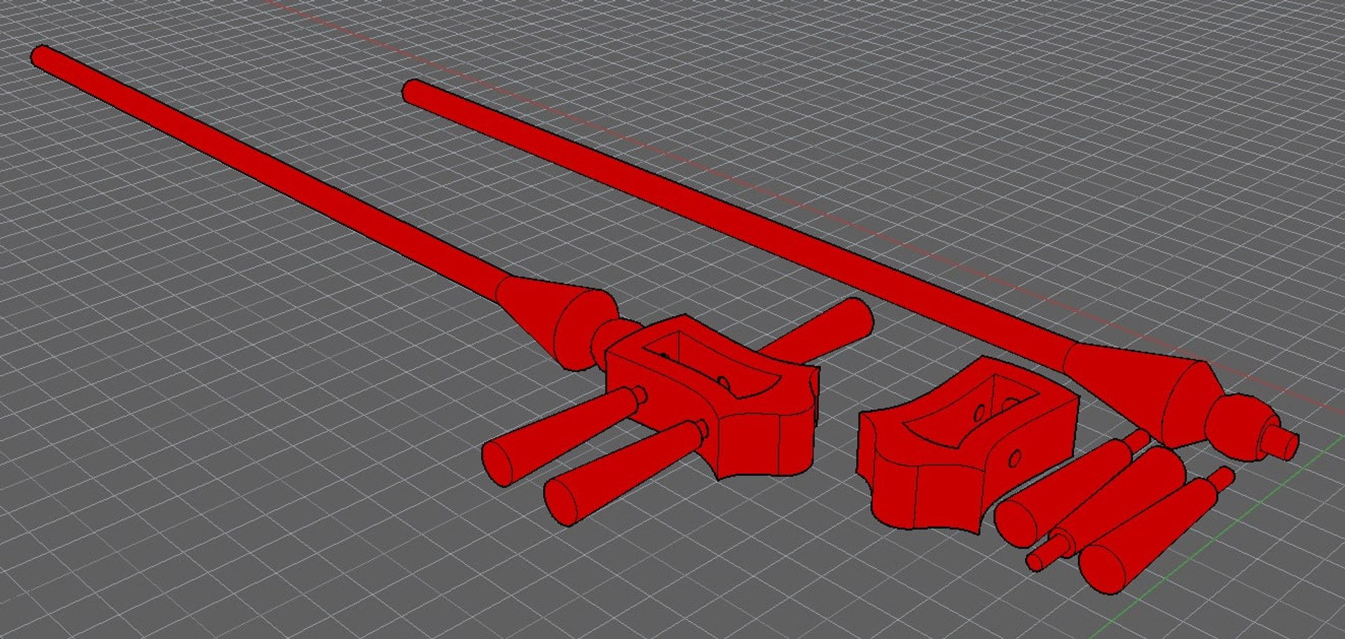 Japanese Hair Pin 3d Model