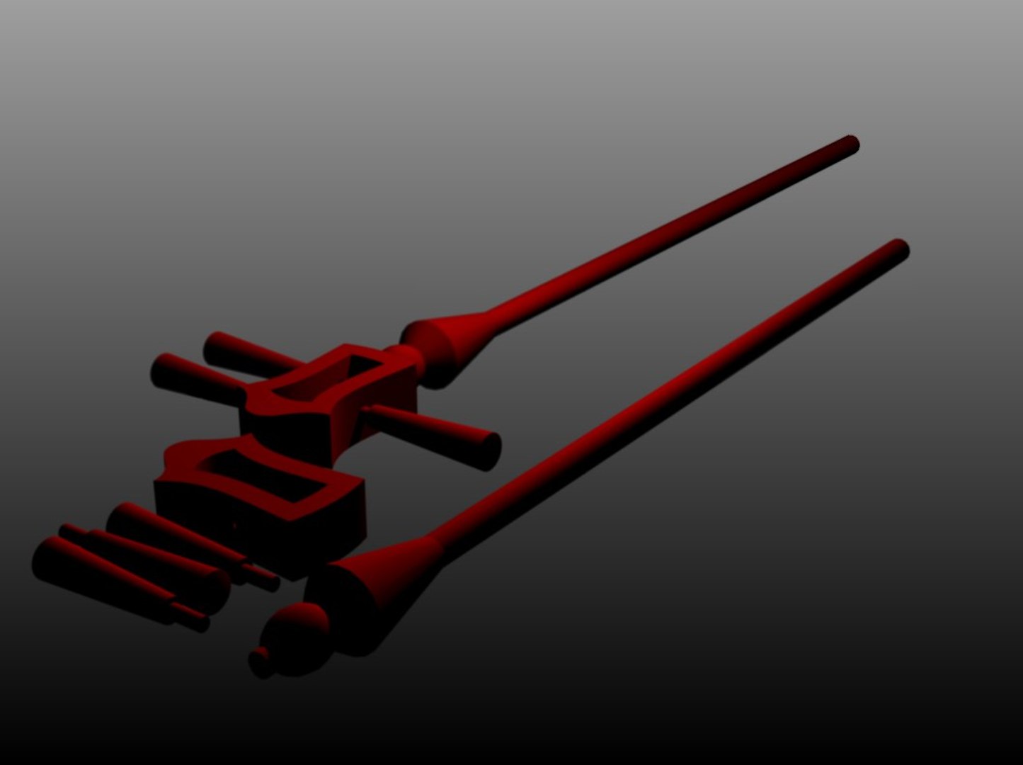 Japanese Hair Pin 3d Model