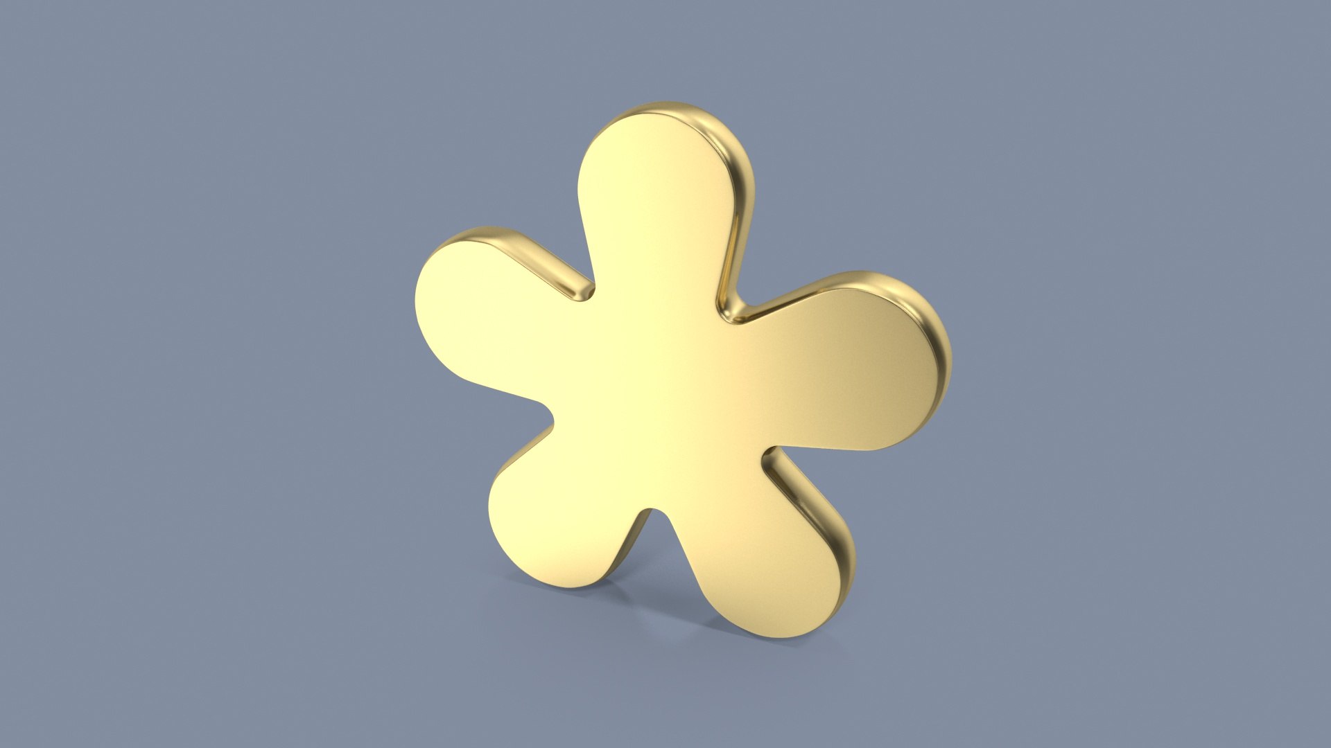 3D Asterisk Symbol Gold - TurboSquid 2054771