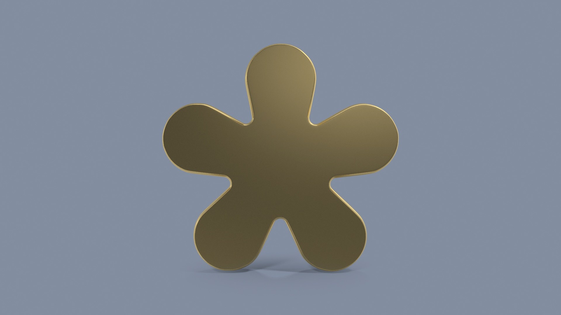3D Asterisk Symbol Gold - TurboSquid 2054771