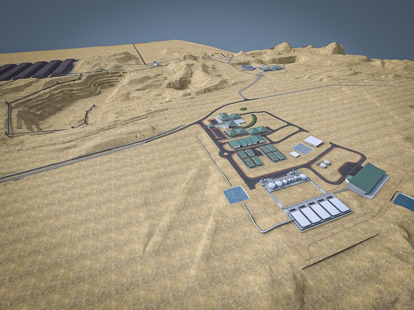 Industrial Mining Factory 3D Model - TurboSquid 1751218