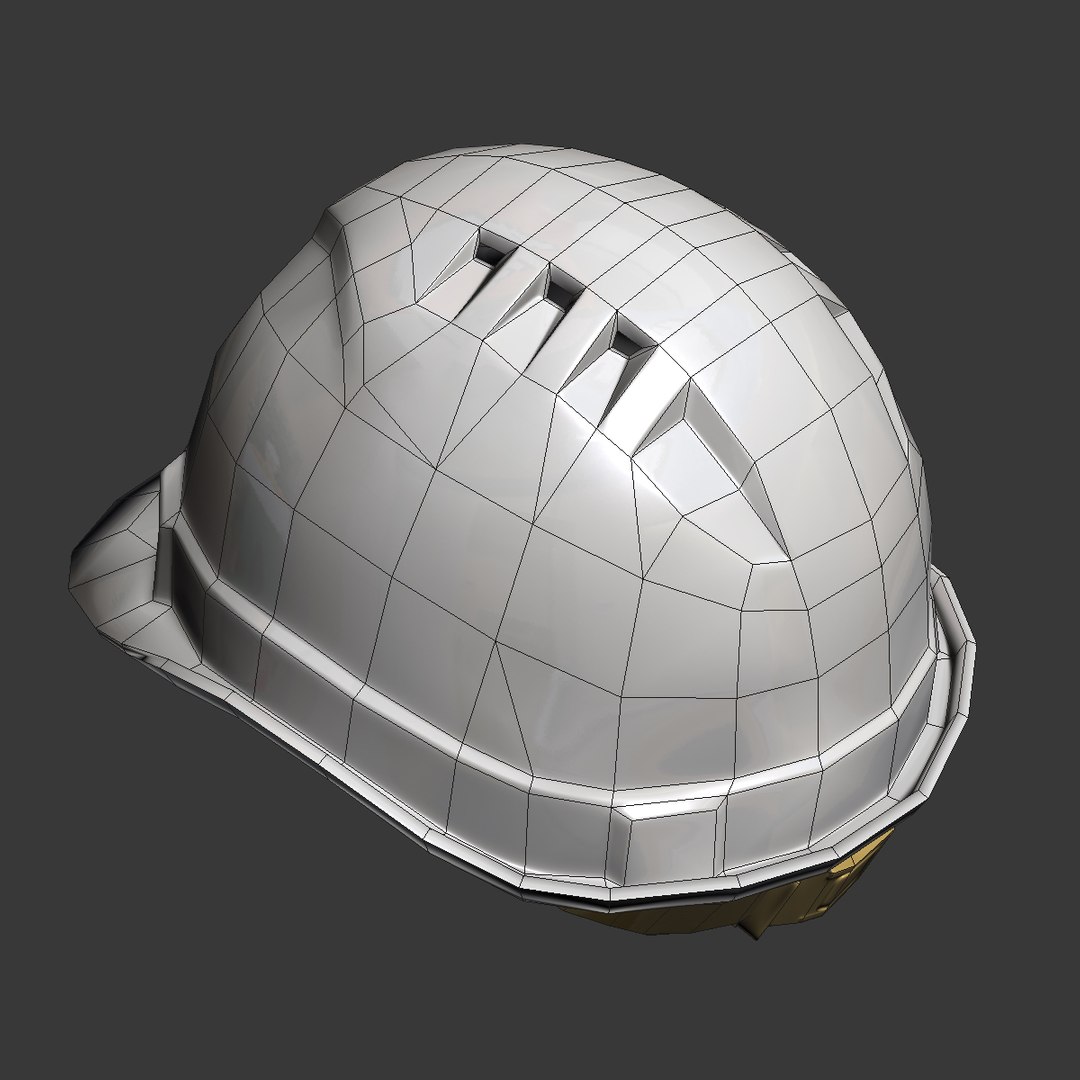 3d Hard Hat Safety Model