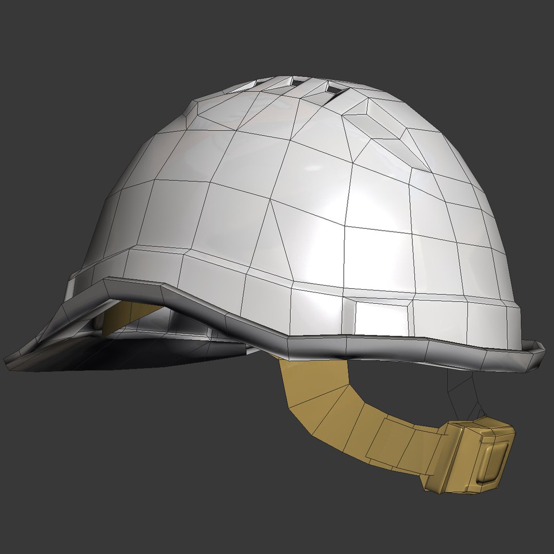 3d Hard Hat Safety Model