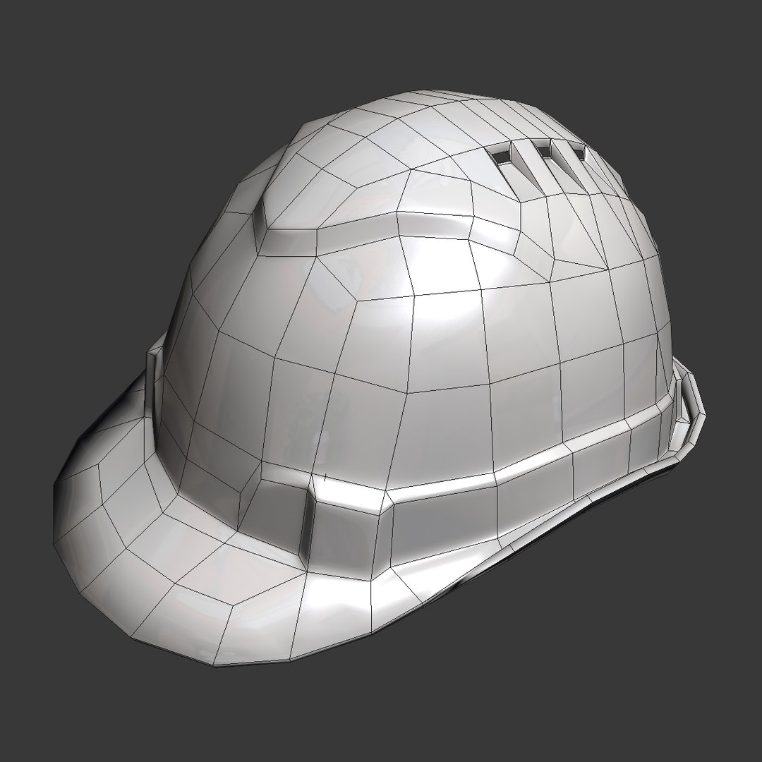 3d Hard Hat Safety Model