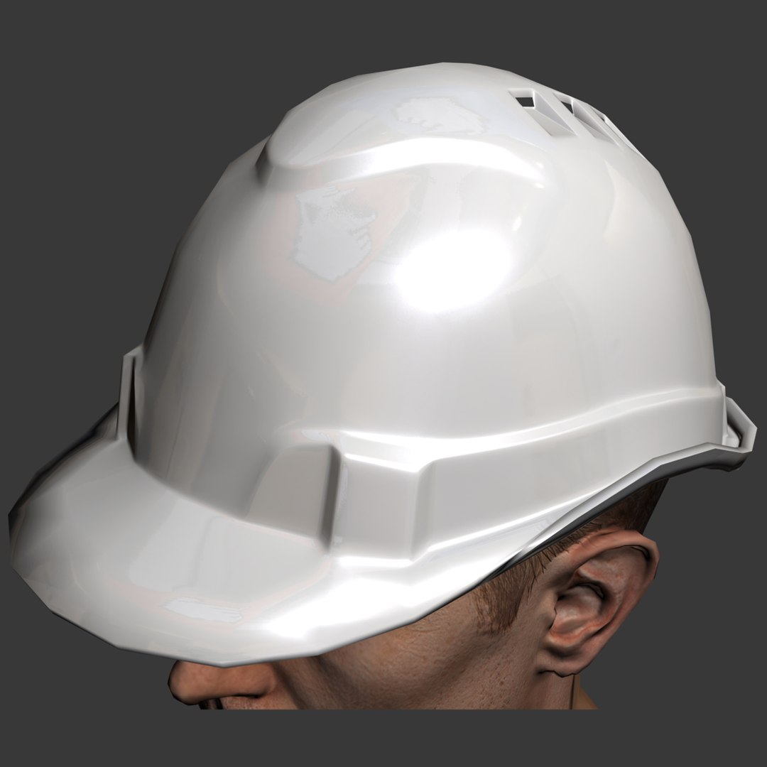 3d Hard Hat Safety Model