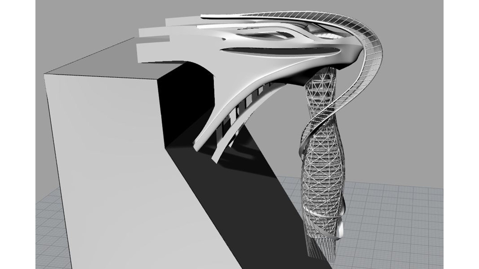Freeform Parametric Building 3D - TurboSquid 1754326