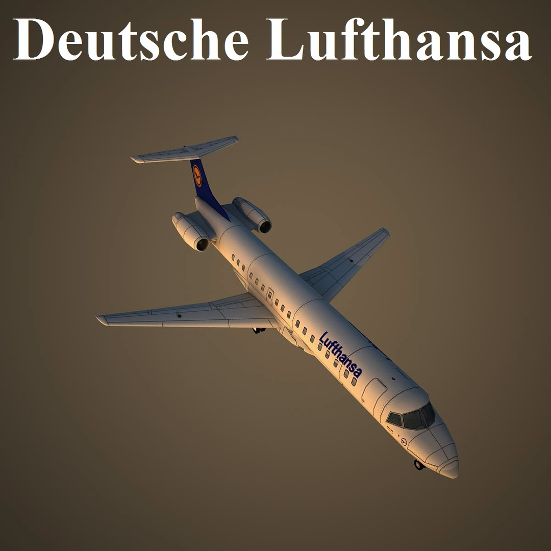 3d Embraer Dlh Model