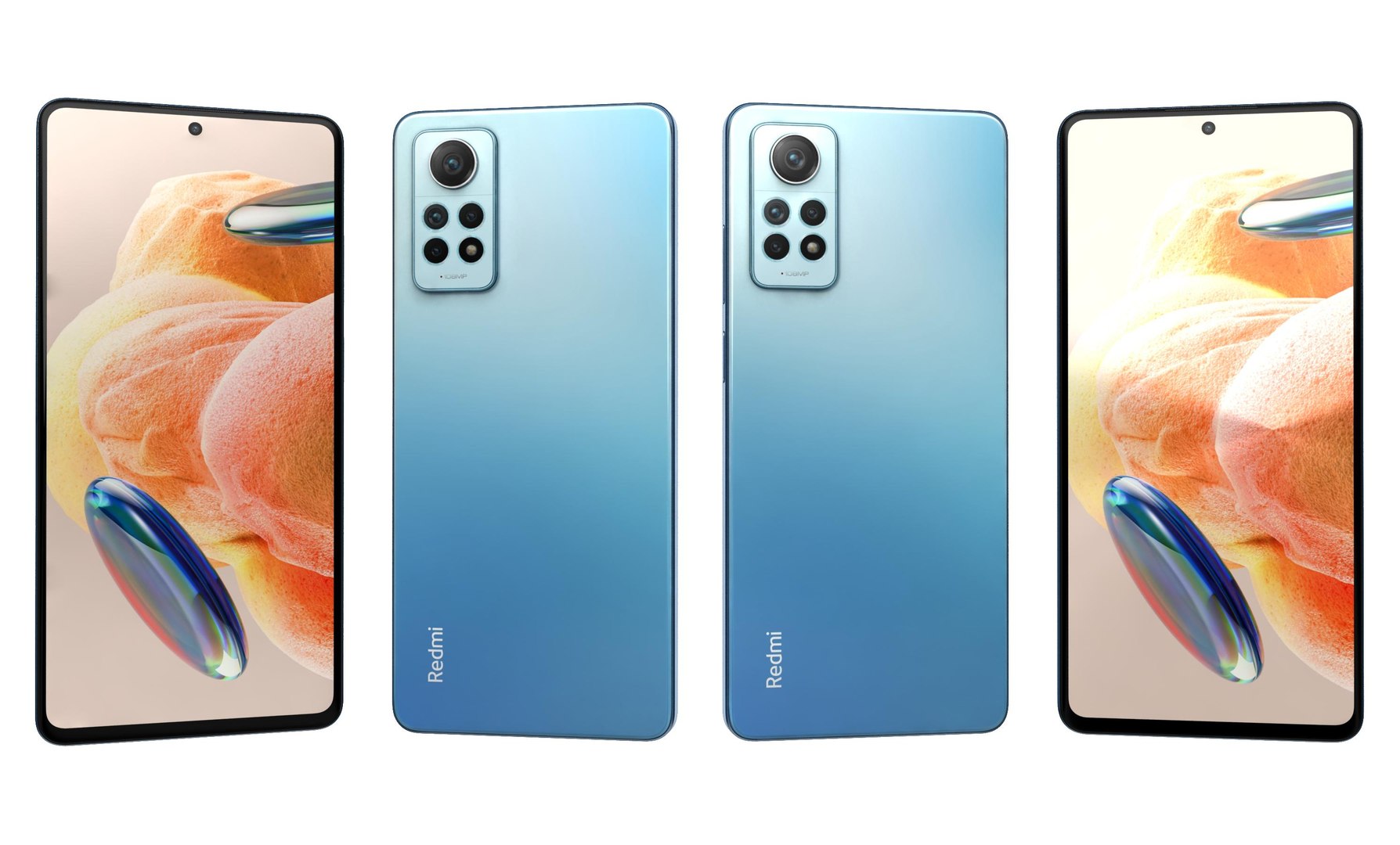 Xiaomi Redmi Note 12 Pro 4G Blue 3D - TurboSquid 2056571