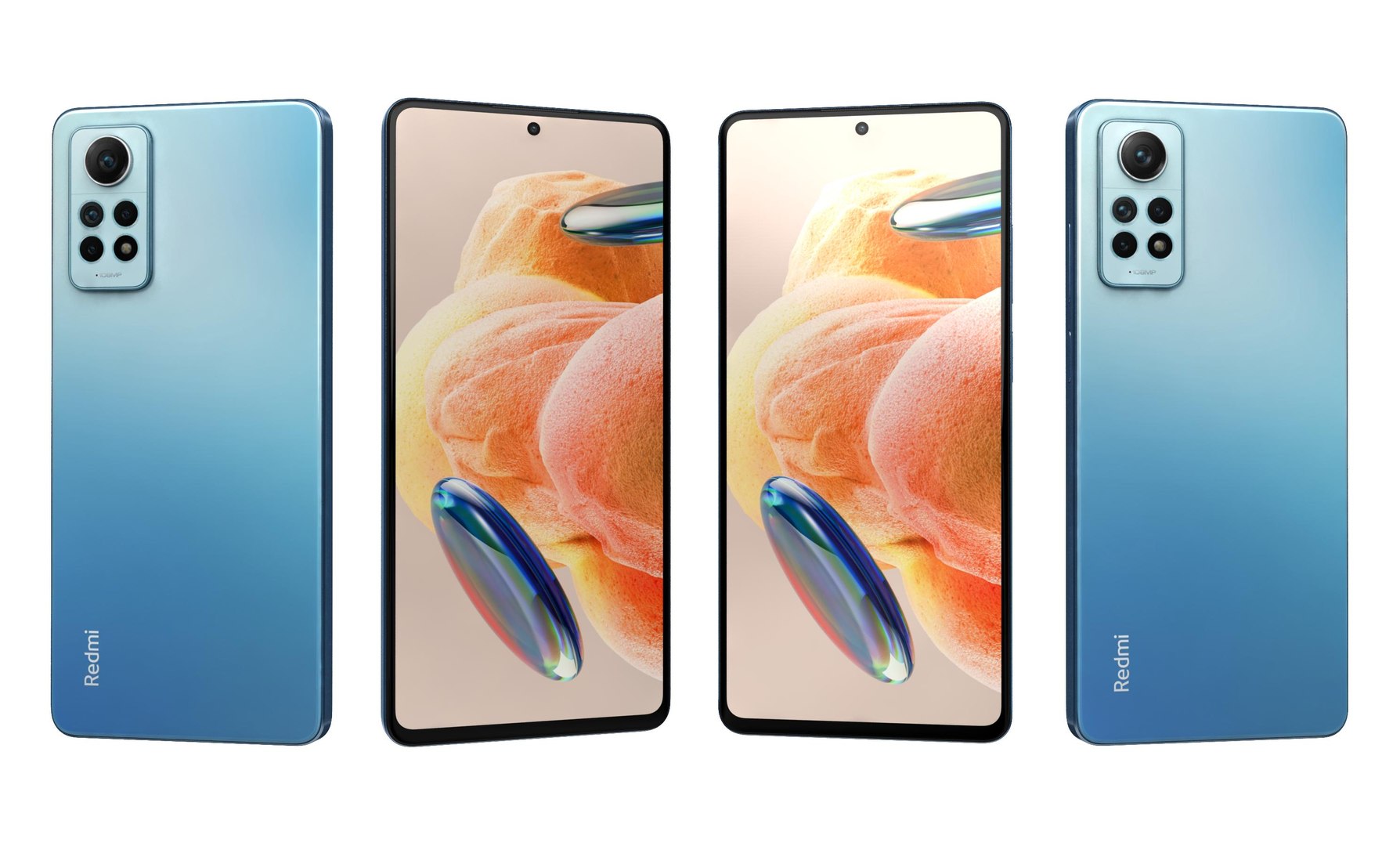 Xiaomi Redmi Note 12 Pro 4G Blue 3D - TurboSquid 2056571