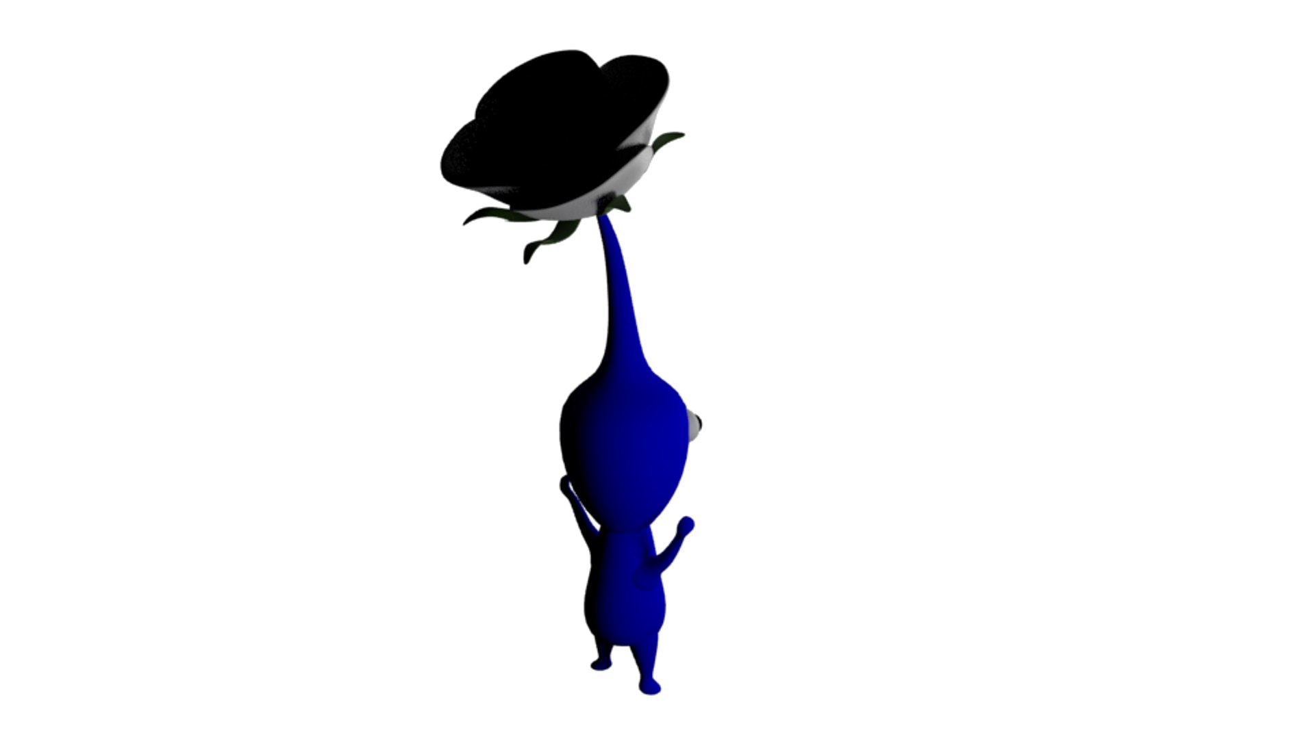 Blue flower pikmin 3D model - TurboSquid 1643836