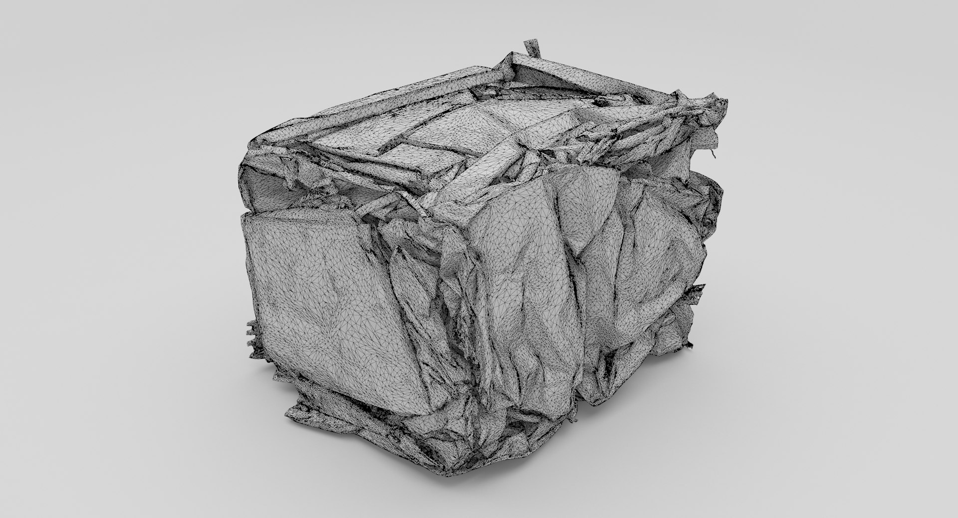 Crushed Scrap Metal Scan 3D - TurboSquid 1174685