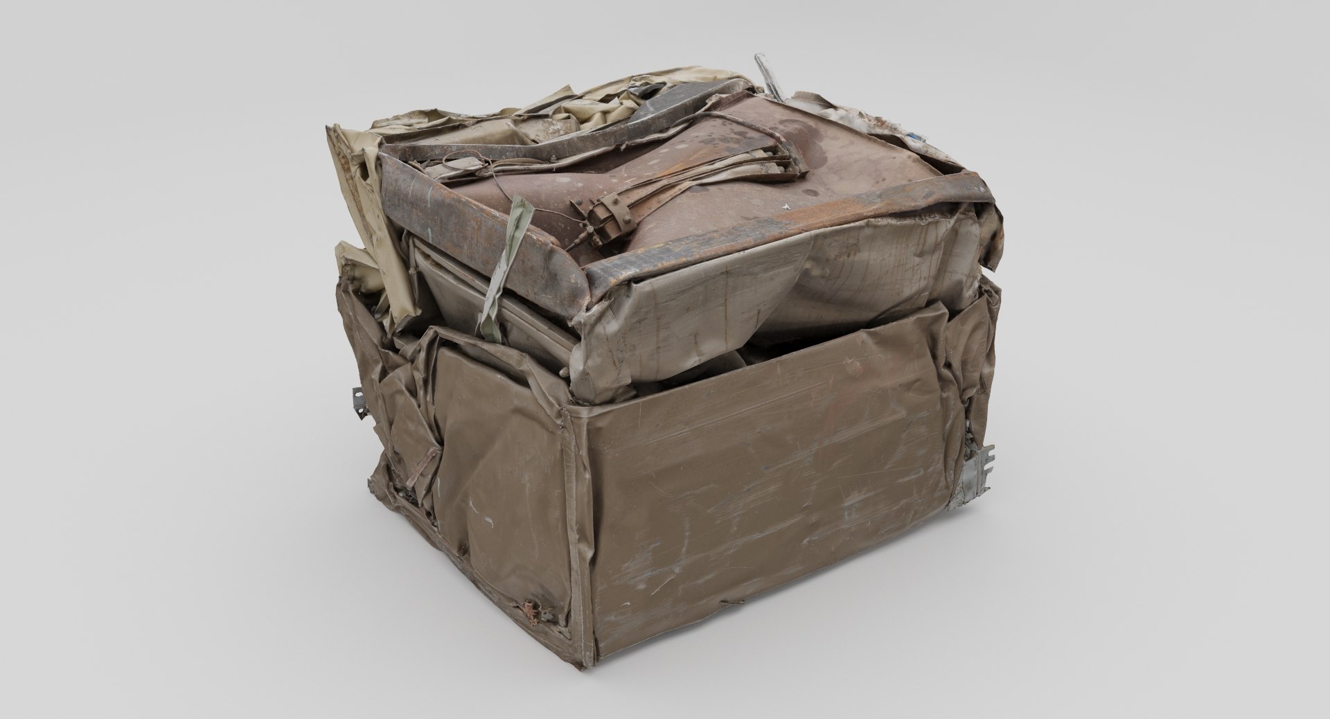 Crushed Scrap Metal Scan 3D - TurboSquid 1174685