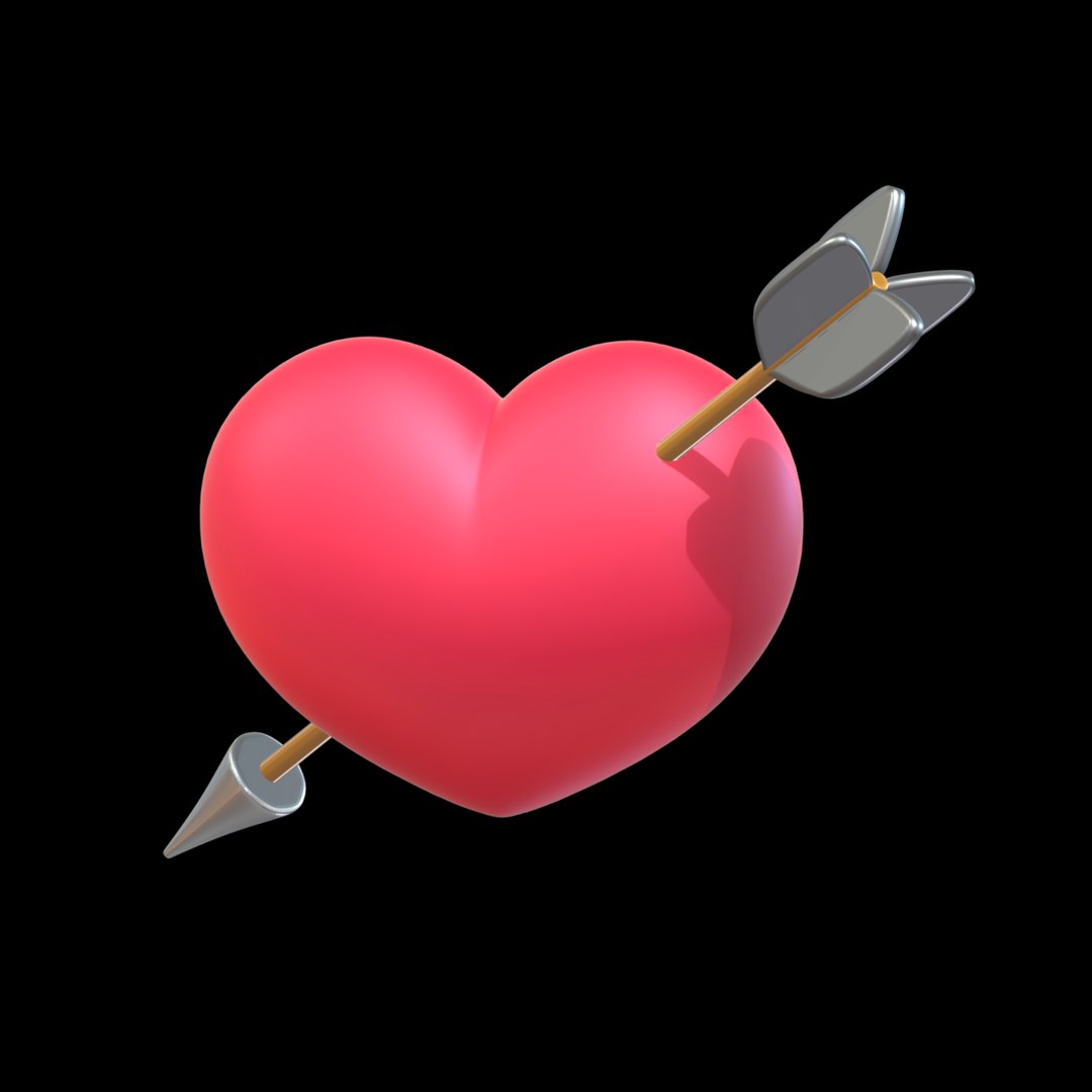 red arrow heart