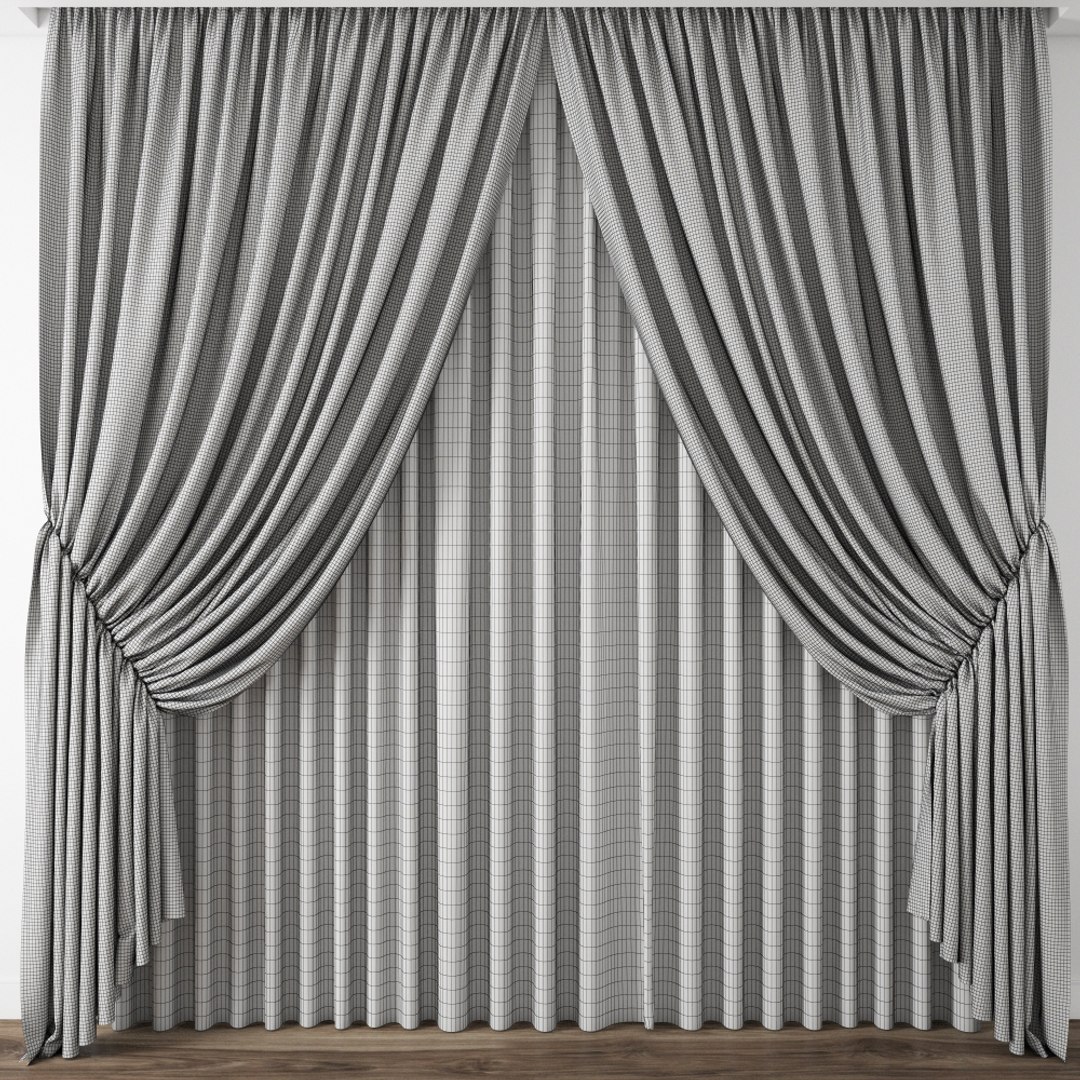 3D Curtain Fabric Drape Model - TurboSquid 1618001