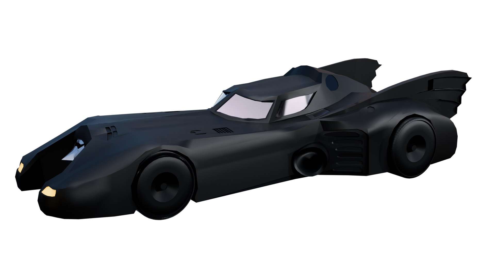 Batmobile 3d 3D Model - TurboSquid 2314740