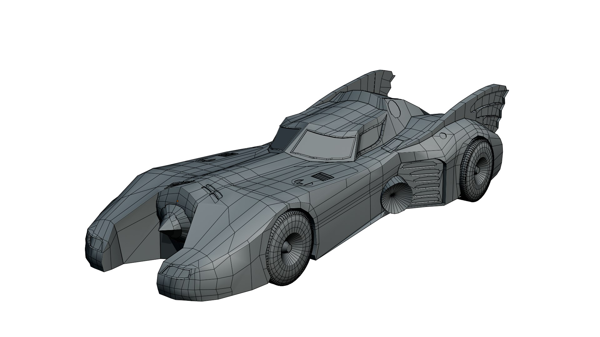 Batmobile 3d 3D Model - TurboSquid 2314740