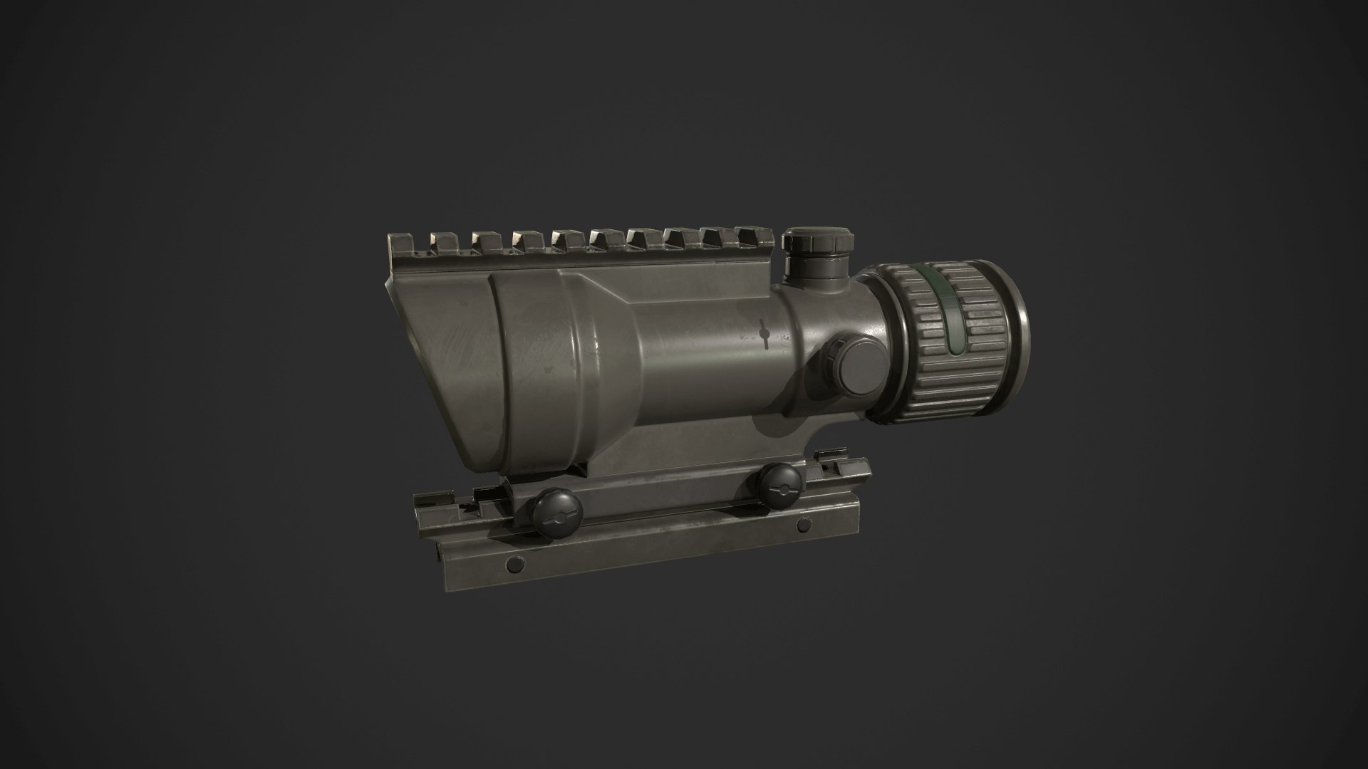 ACOG Rifle Scope 3D Model - TurboSquid 1745985