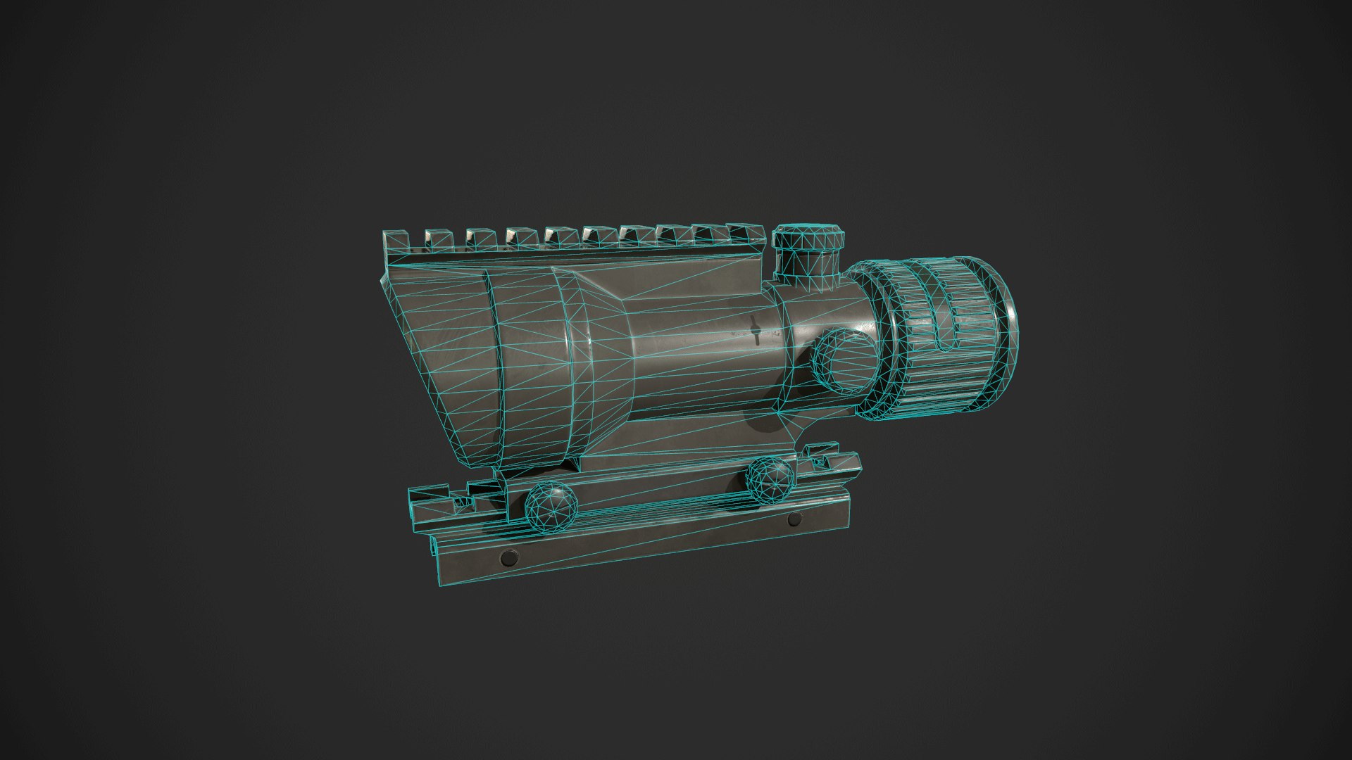 ACOG Rifle Scope 3D Model - TurboSquid 1745985