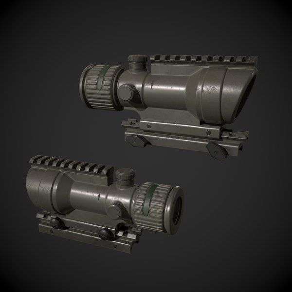 ACOG Rifle Scope 3D model - TurboSquid 1745985