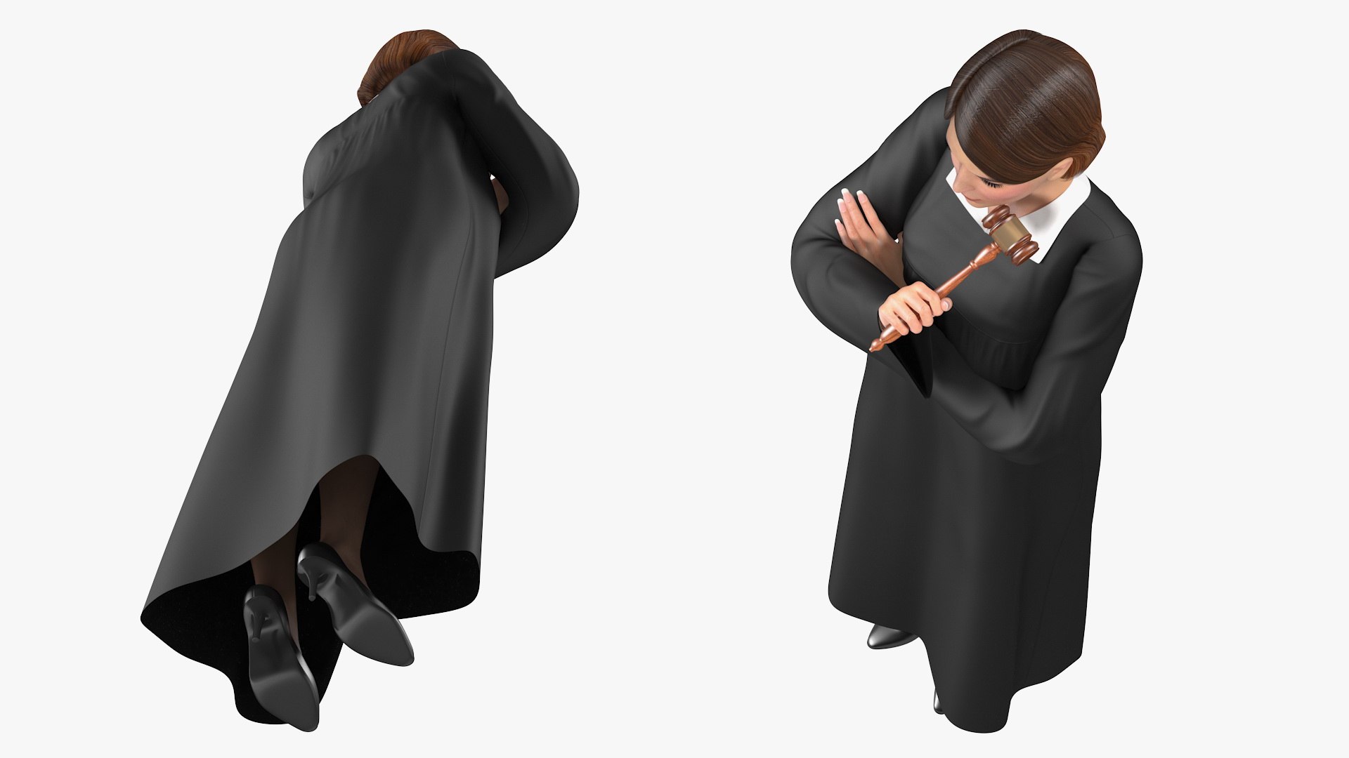 3D female magistrate - TurboSquid 1614182