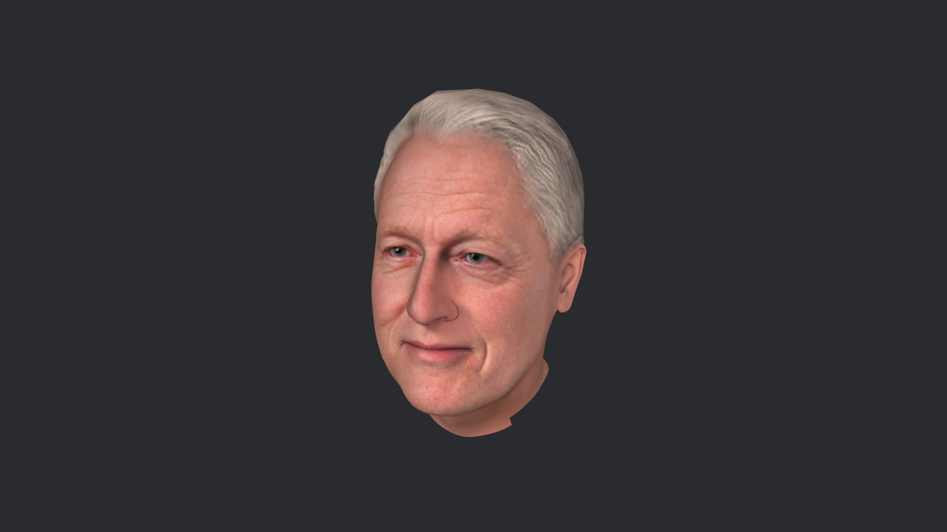 3D President Bill Clinton Hyper Realistic Full Body Fully Rigged 3D ...