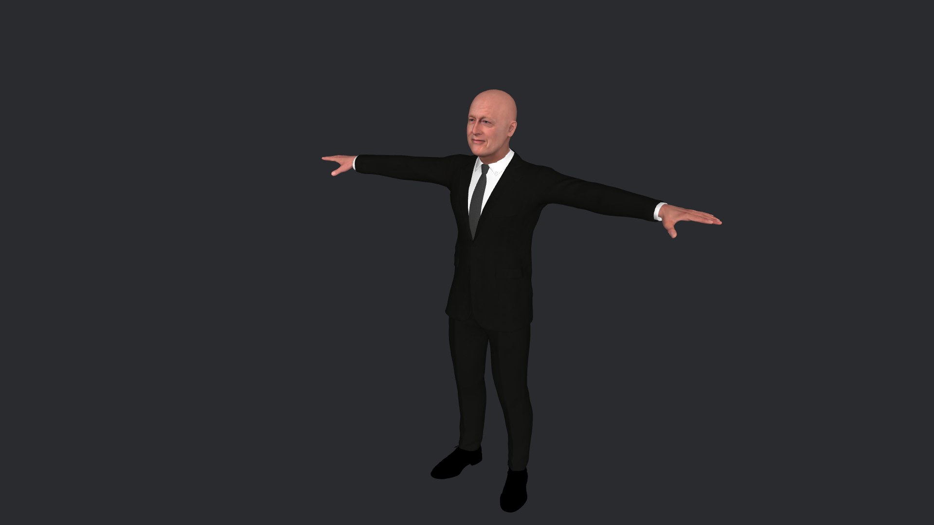 3D President Bill Clinton Hyper Realistic Full Body Fully Rigged 3D ...