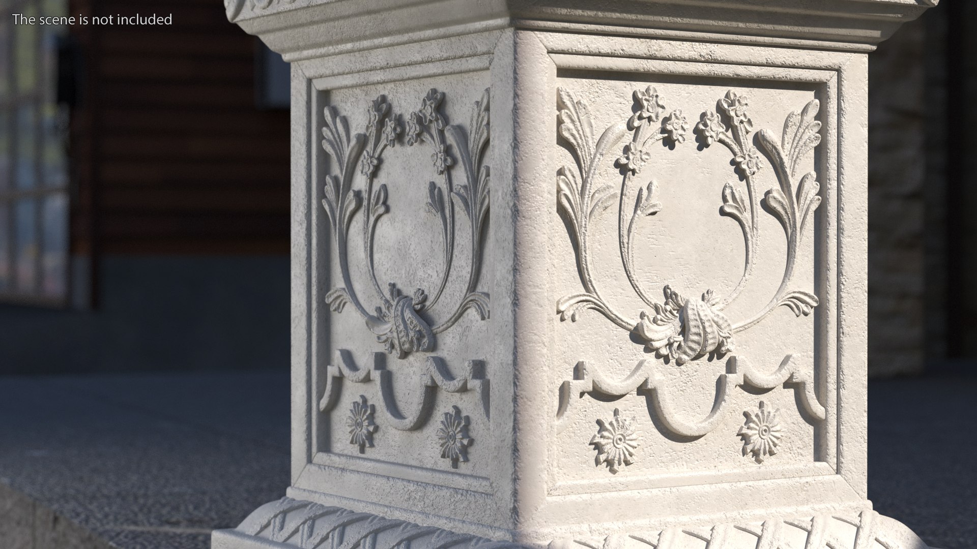 Provence Planter Box H55 3D Model - TurboSquid 1947595