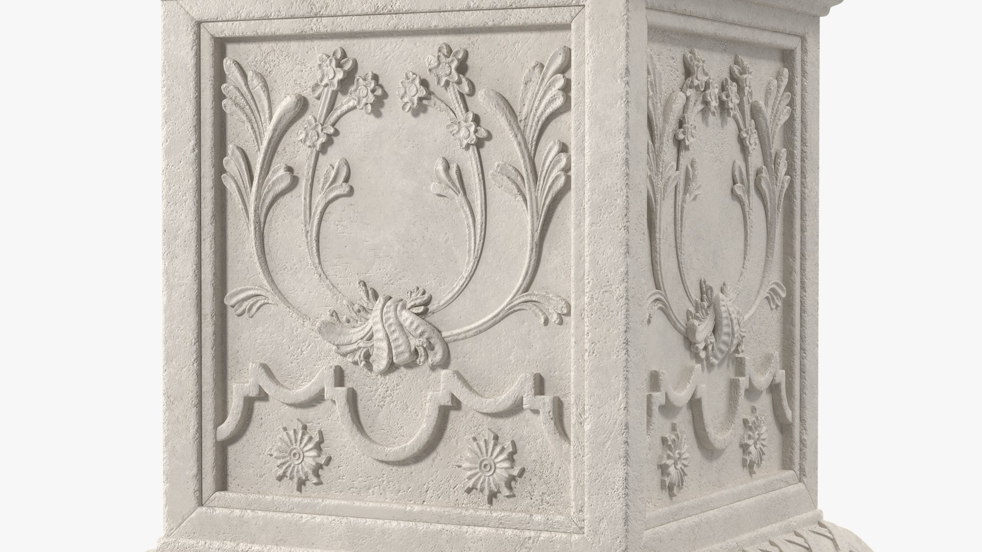 Provence Planter Box H55 3D Model - TurboSquid 1947595