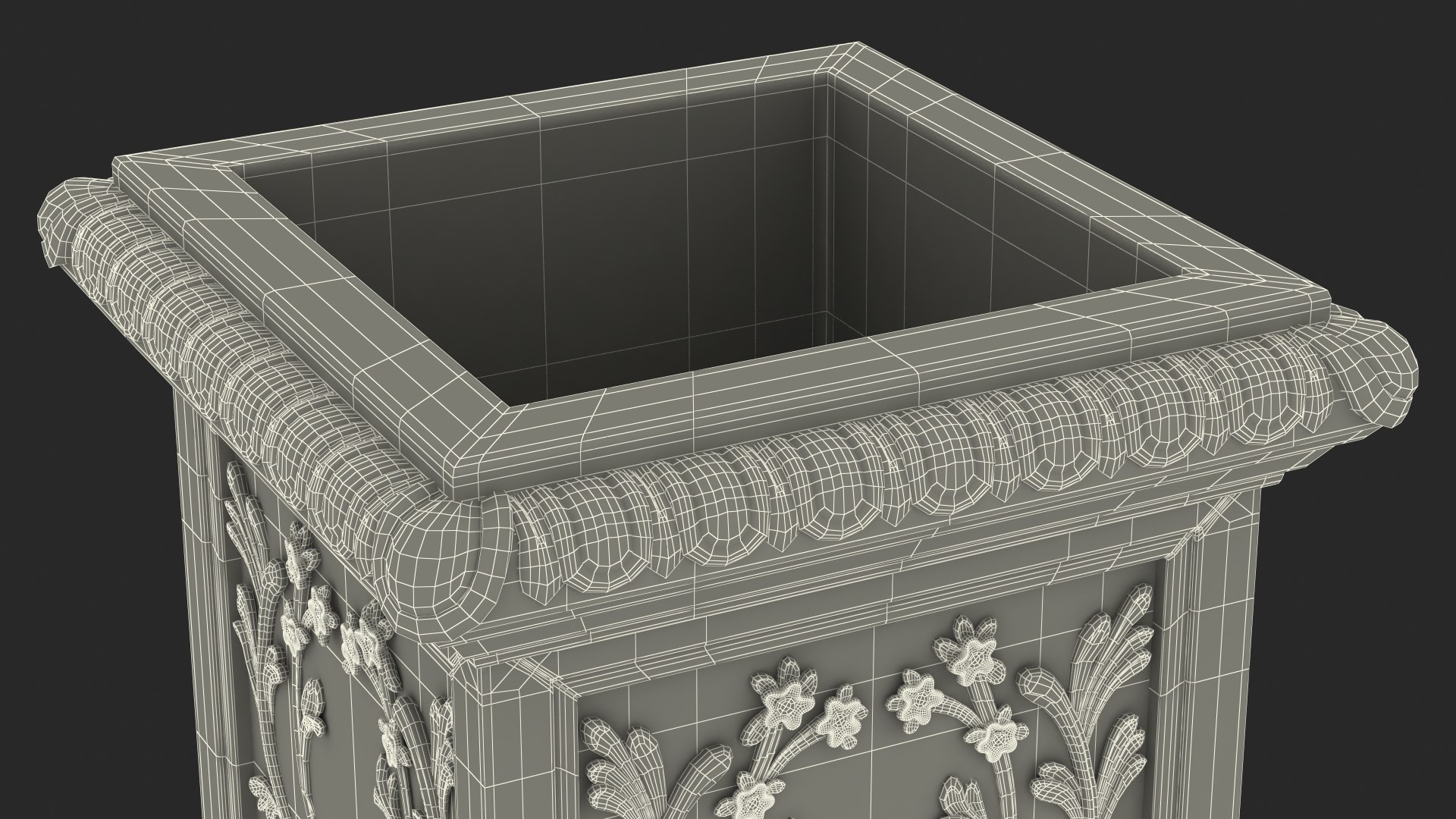 Provence Planter Box H55 3D Model - TurboSquid 1947595